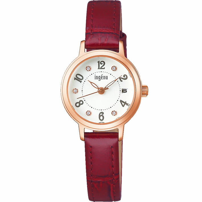 [New]Seiko ALBA Angeline Ladies Solar Watch Metal Pink/White/Red - BE ...