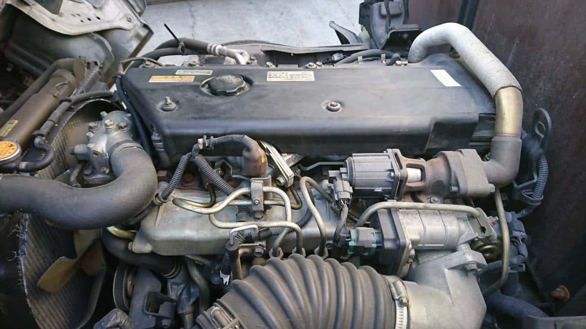 [Used]4HL1 Engine Isuzu elf January, 2005 PB-NKR81A 4,800cc best output ...