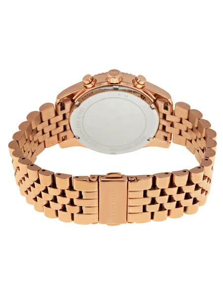 [New]MK6207 Lexington Lexington purple X Rose Gold analog Lady's ...