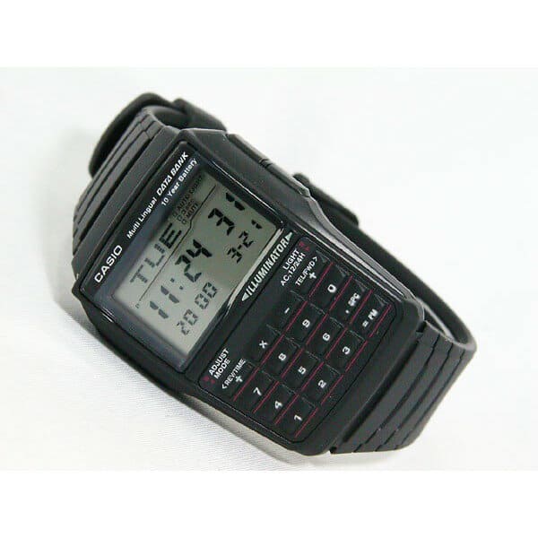 [New]Casio CASIO watch mens Lady's unisex data bank DATA BANK - BE ...