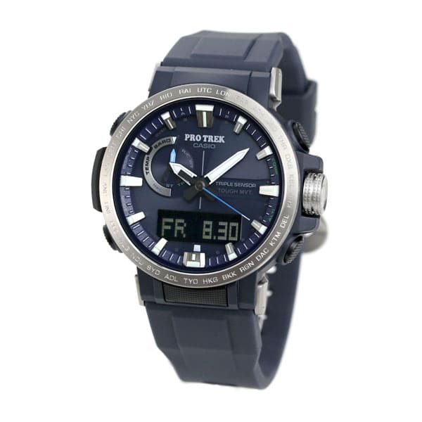 [New]It is up to 64 times Casio PRO TREK Electric wave solar PRW-60 ...
