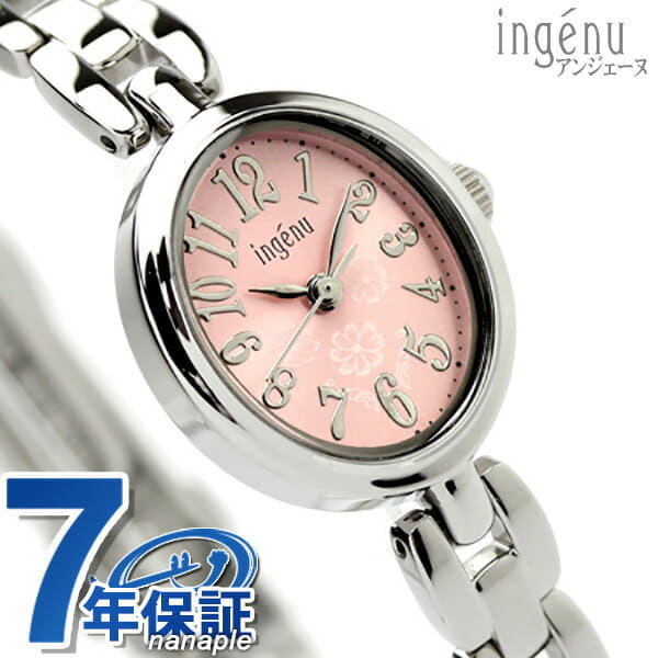 [New]It is up to 64 times seikoarubaanjienu watch OVAL pink AHJK402 ...