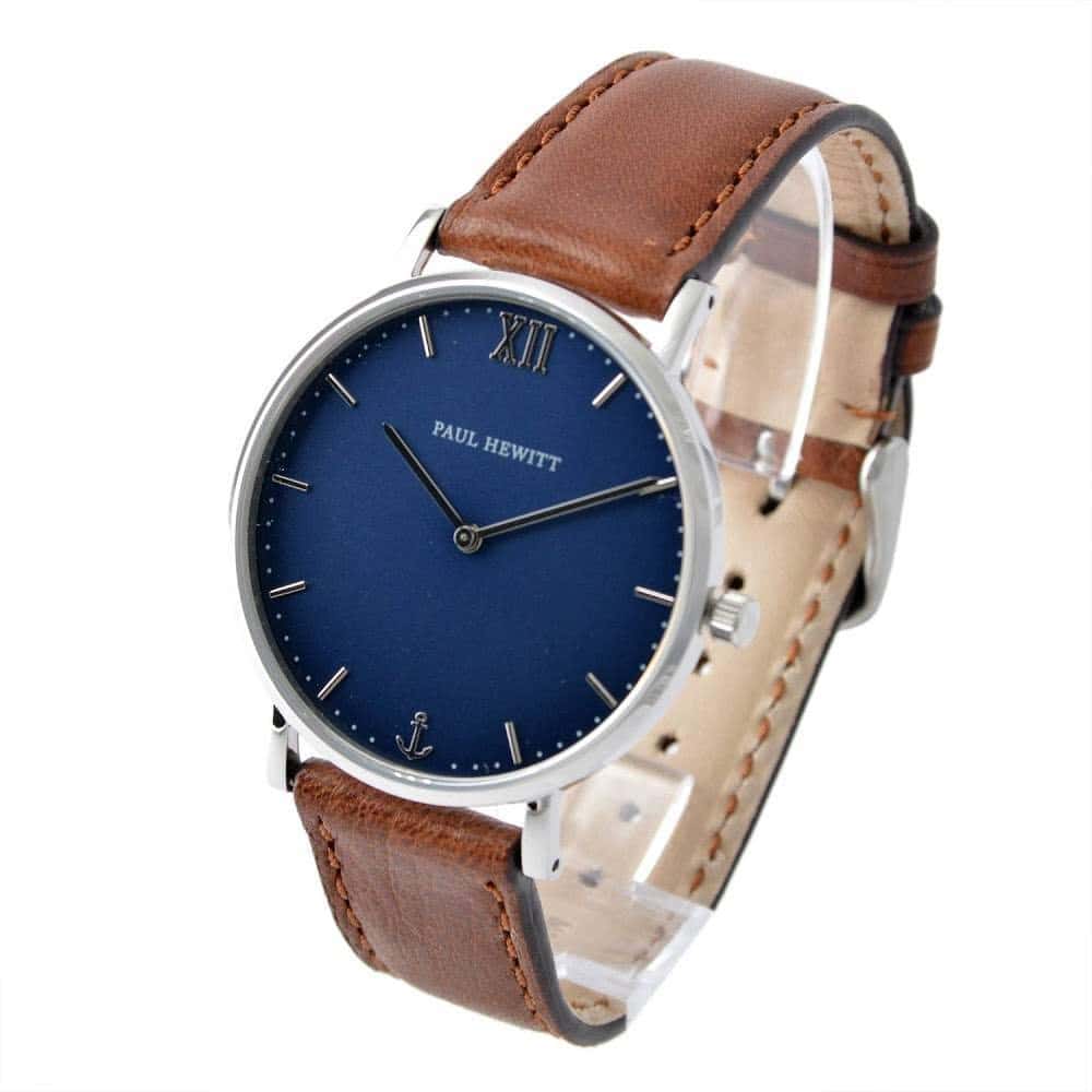 [New]Paul Hewitt Watch Sailor Line 39mm Blue Lagoon Silver for Unisex ...