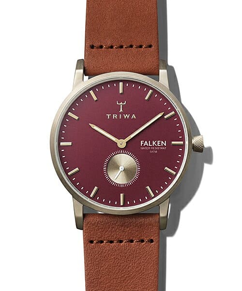 [New]TRIWA FALKEN CLASSIC Watch Brown/Ruby for Unisex FAST117-CL010217 ...