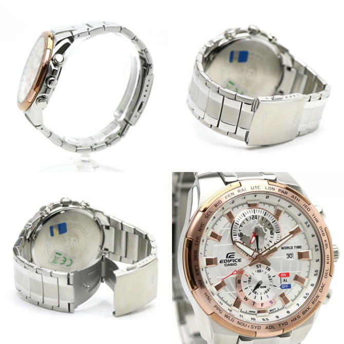 [New]bargain It embeds a CASIO kashioedifisu EDIFICE world time ...
