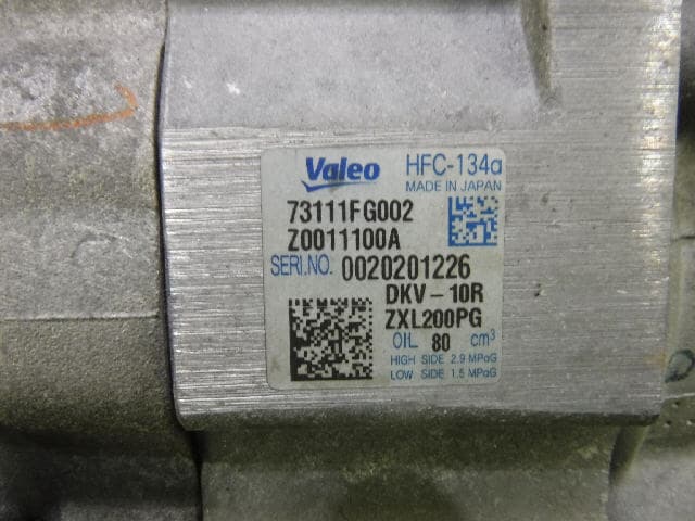 [Used]A/C Compressor SUBARU Forester 2010 DBA-SH5 73111FG002 - BE ...