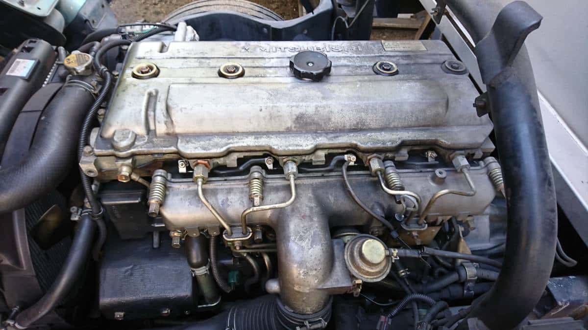 [Used]4M51 Engine Mitsubishi Canter July, 2004 KK-FE72EC best output 103kw(140PS)/3200rpm truck ...
