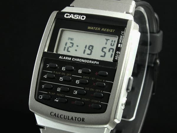 [New]Watch unisex size data bank * * with CASIO CA-56-1 CALCULATOR ...