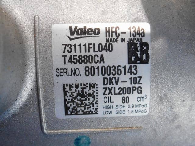 [Used]Impreza Sports GT6 A/C Compressor 73111FL000 - BE FORWARD Auto Parts