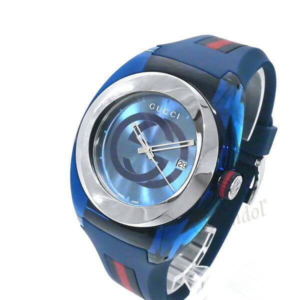 [New]GUCCI SYNC Men's Watch 46mm blue YA137104A - BE FORWARD Store