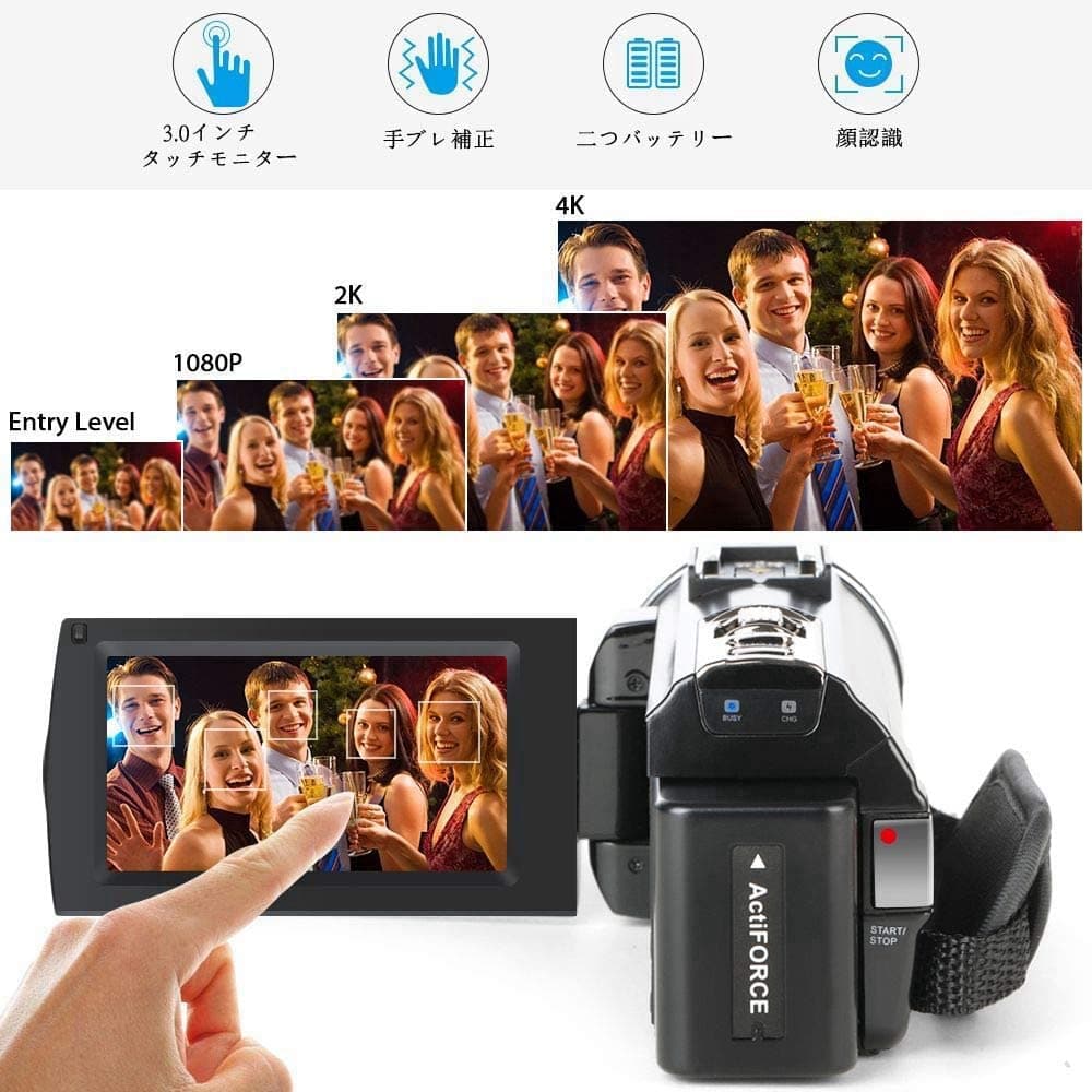 [Used]ACTITOP hdv-214k video camera set - BE FORWARD Store