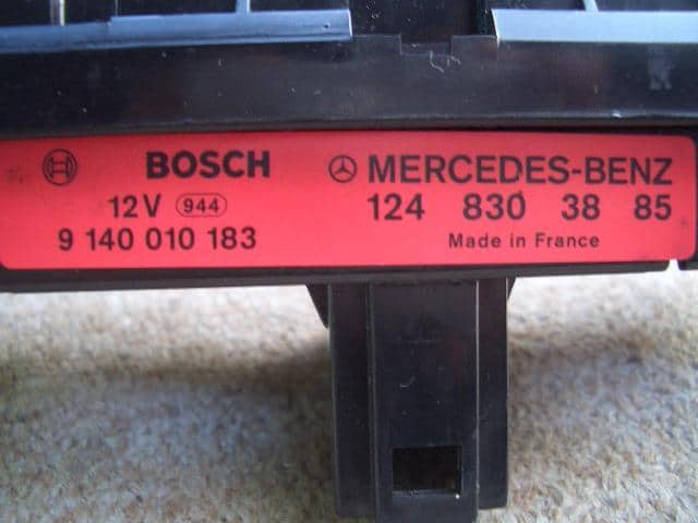 [Used]Benz W124 E Class 124032 Air Conditioner Panel / Switch 124 830 ...