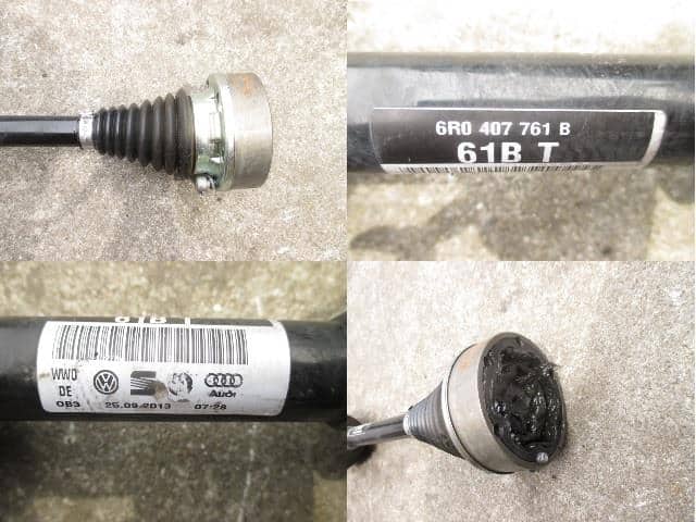 [Used]VW Polo 6RCBZ Left Front Drive Shaft 6R0 407 761 B - BE FORWARD ...