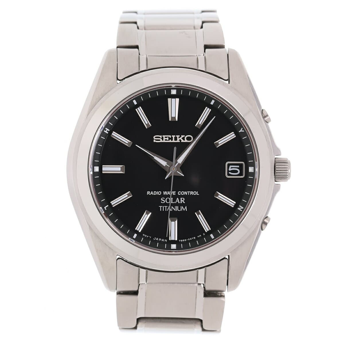 [New]SEIKO spirit SPIRIT Electric wave solar radio time signal mens ...