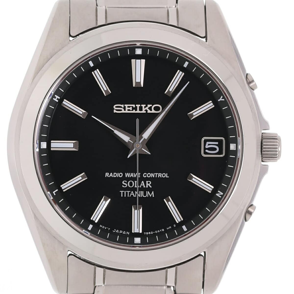 [New]SEIKO spirit SPIRIT Electric wave solar radio time signal mens ...