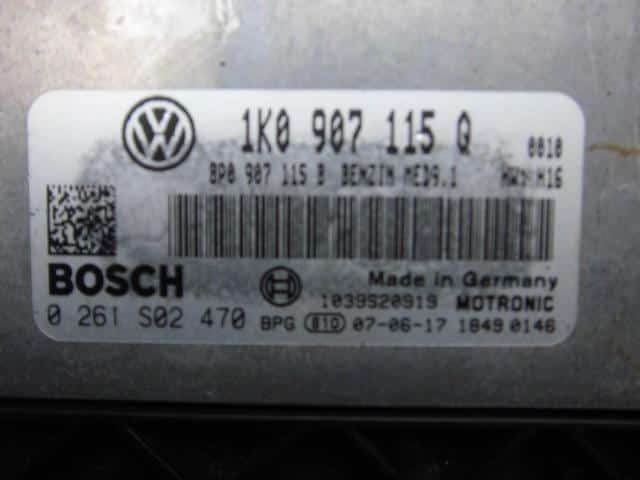 [Used]VW Golf 1KAXX Engine Control Unit / ECU 1K0 907 115 Q - BE ...