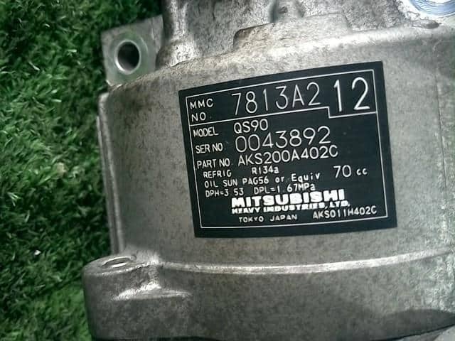 [Used]Outlander CW5W A/C Compressor 7813A401 - BE FORWARD Auto Parts