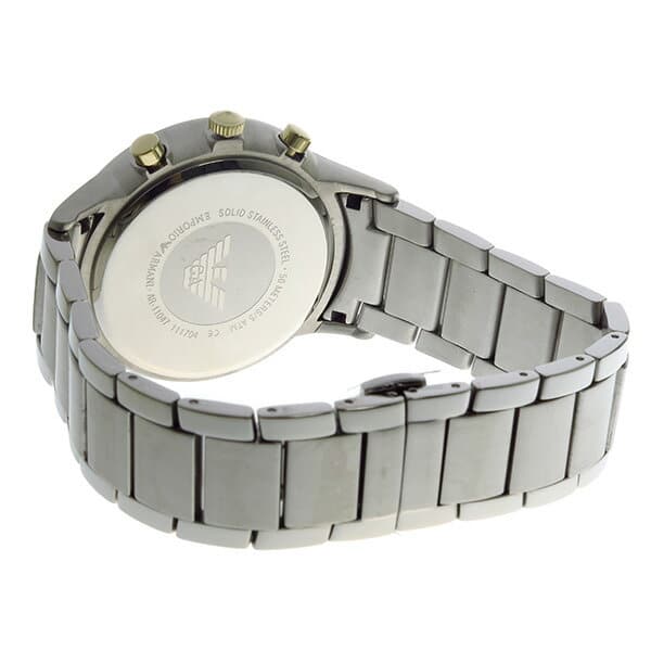 [New]Emporio Armani clock EMPORIO ARMANI rhenate RENATO quartz mens ...