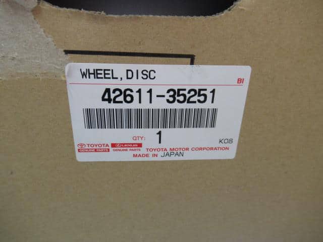 [Used]Hilux Surf KDN215W aluminum wheel 4261135251 - BE FORWARD Auto Parts