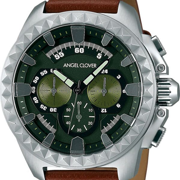 [New]ANGEL CLOVER Rugged Men's Chronograph Watch RG46SGR-BR - BE ...
