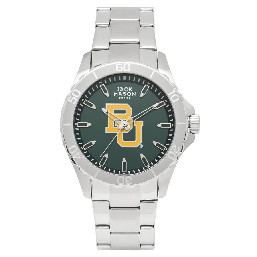 [New]JACK MASON BRAND Baylor Bears clock mens unisex Baylor Bears Color ...
