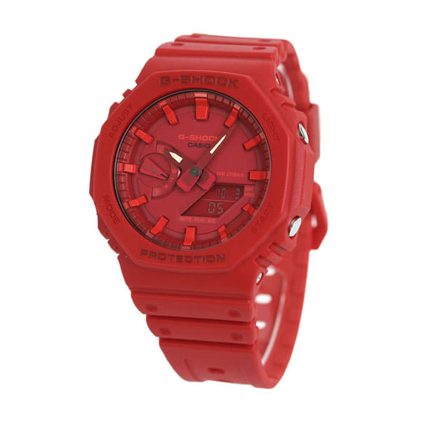[New]G-SHOCK GA-2100 mens GA-2100-4ADR Casio G-Shock red red clock - BE ...