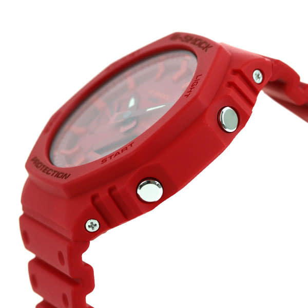 [New]G-SHOCK GA-2100 mens GA-2100-4ADR Casio G-Shock red red clock - BE ...