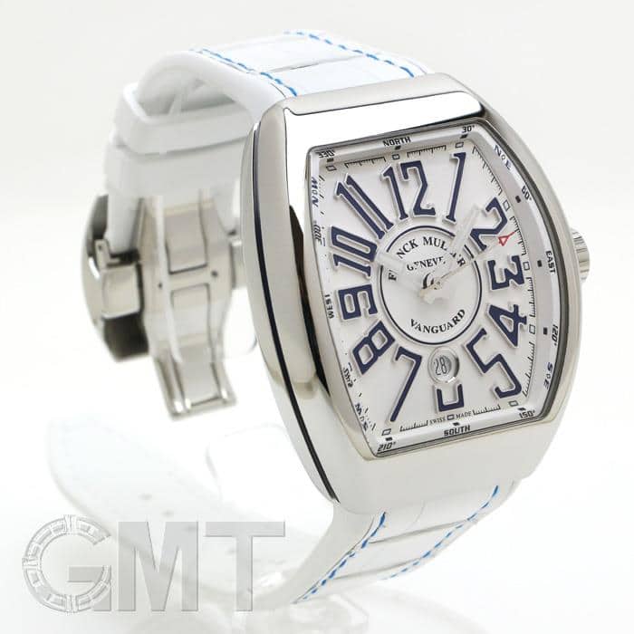 [New]Frank Muller vanguard white blue V45SCDT FRANCK MULLER mens _ - BE ...