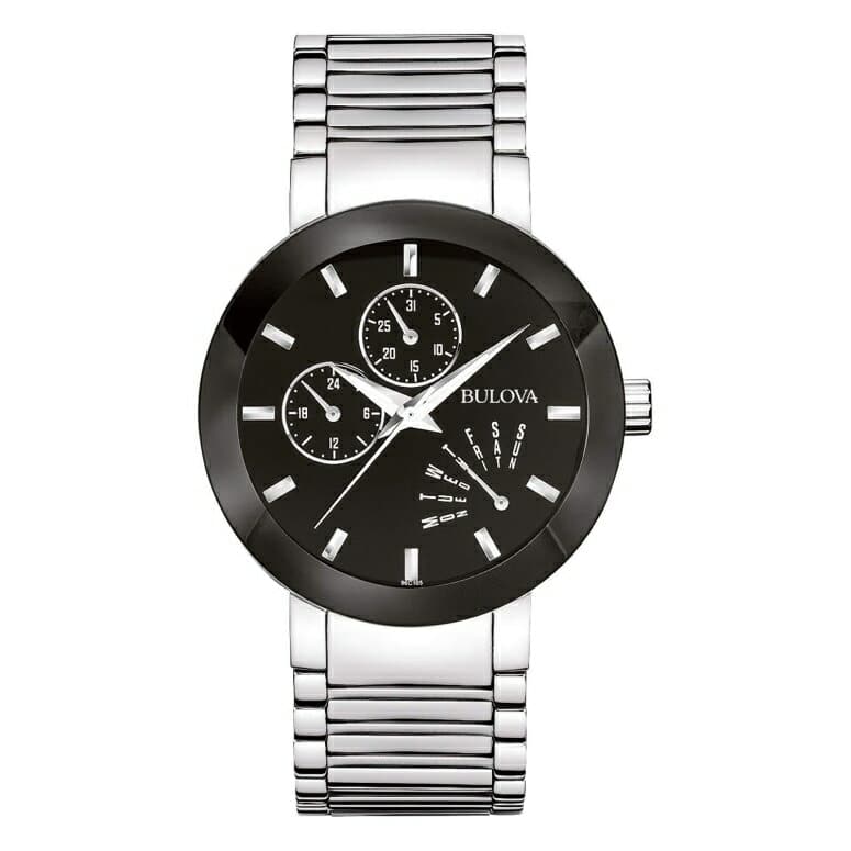 [New]mens Black 96C105 for the Bulova Bulova - BE FORWARD Store