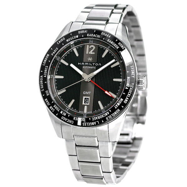 [New]up to 32 times H43725131 Hamilton Broadway GMT model Automatic ...
