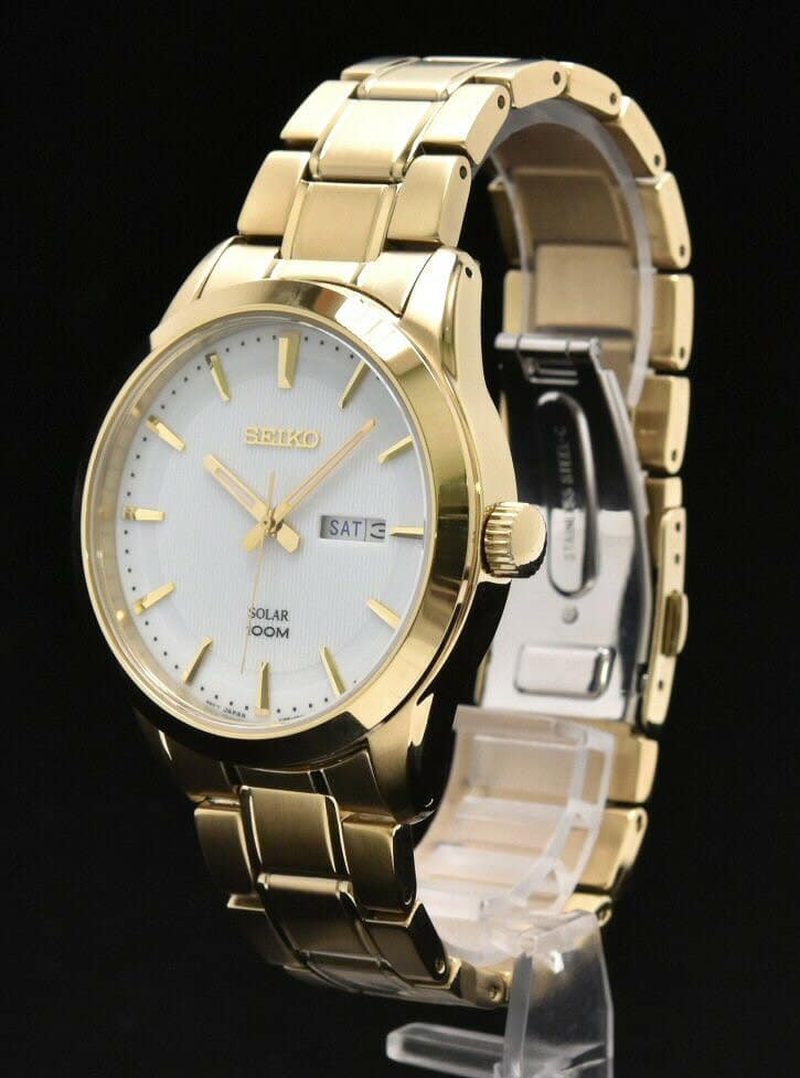 [New]SEIKO SEIKO solar mens D date GP Quartz watch SNE366P1 V158-0AS0 k ...
