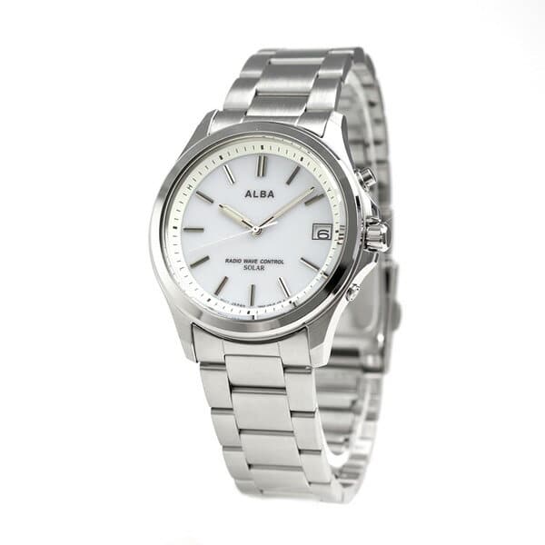 [New]SEIKO Aruba Electric wave solar mens AEFY504 SEIKO ALBA white ...
