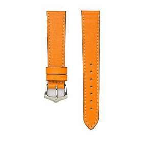 [New]orange leather strap orange saffiano leather watch strap - BE ...