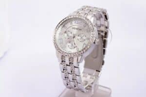 [New]Geneva stainless steel quartz crystal analog watch women gold ...