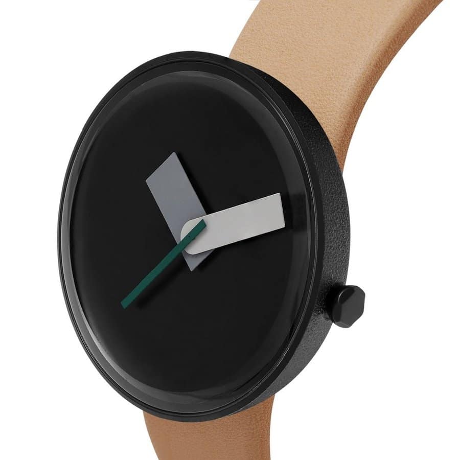 [New]Nomad watches nomad Scandinavia leather Moltair Carbon/Natural ...