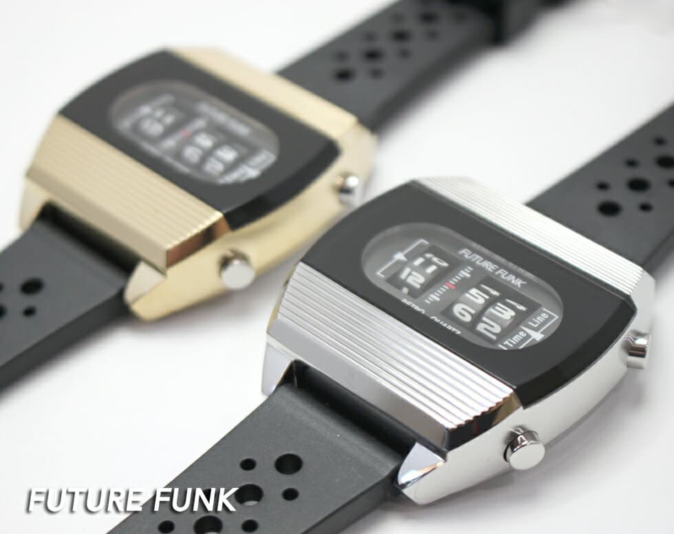 [New]FUTURE FUNK future funk roller-type digital analog watch FF104 ...