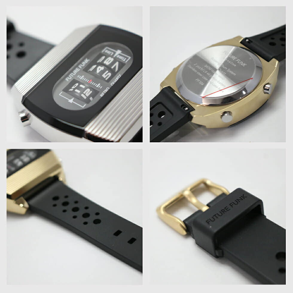 [New]FUTURE FUNK future funk roller-type digital analog watch FF104 ...