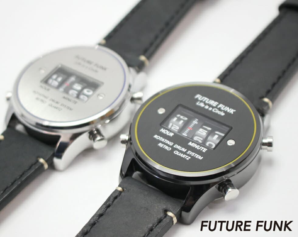 [New]FUTURE FUNK future funk roller-type digital analog watch FF102 ...
