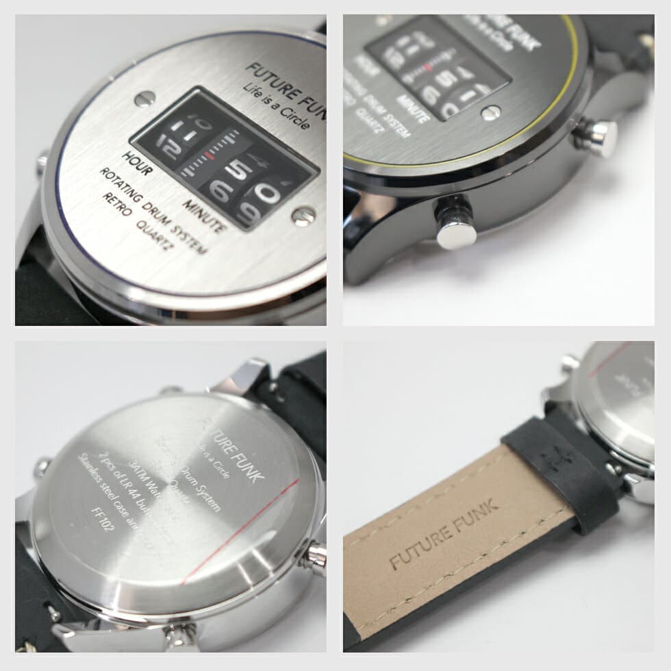 [New]FUTURE FUNK future funk roller-type digital analog watch FF102 ...
