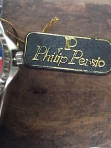 [New]Philip quartz philip persio gents quartz water resistant watch ...