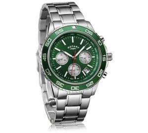 [New]rotary green steel Chronograph Henry rotary gb0306724 crongrafo ...