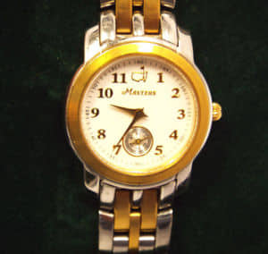 [New]masters tournament souvenir watch, stainless steel amp; gold tone ...