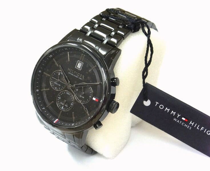 [New]Tommy Hilfiger 1791695 tomihirufiga analog mens Black - BE FORWARD ...
