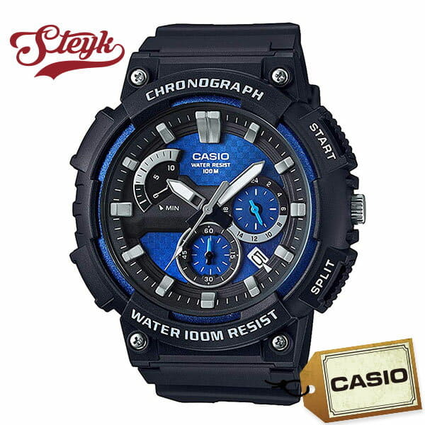 [New]CASIO MCW-200H-2A Casio analog STANDARD standard mens Black blue ...