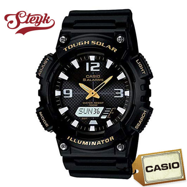 [New]CASIO AQ-S810W-1B Casio analog STANDARD standard solar mens Black ...