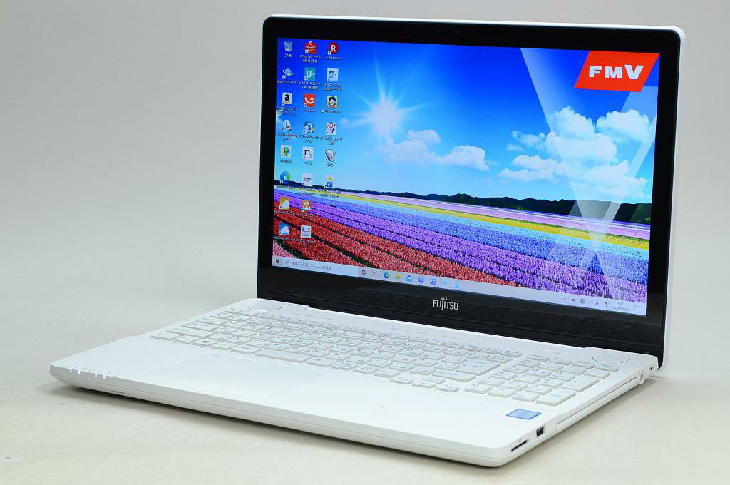 [Used]Fujitsu LIFEBOOK AH AH77/Y FMVA77YWG premium white - BE FORWARD Store