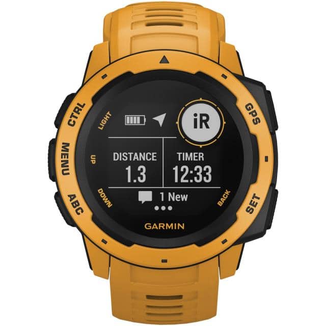 [New]Garmin clock smart InstinctTM - Rugged GPS Watch Sunburst - BE ...