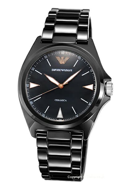 [New]Emporio Armani clock EMPORIO ARMANI mens Nicola Ceramica AR70003 ...