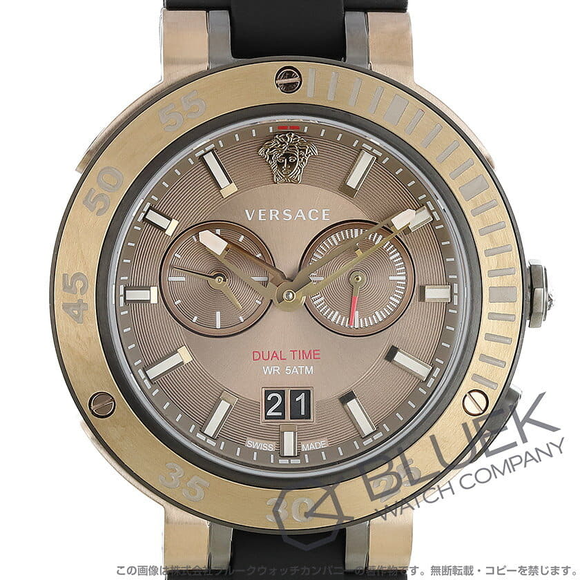 [New]Versace V- extreme professional dual time mens VERSACE VECN00319 ...