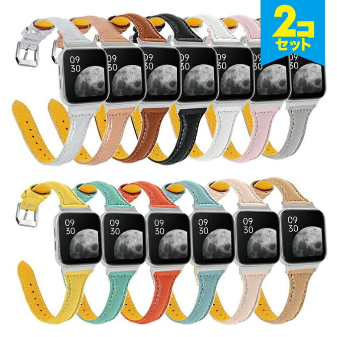 [New]2-piece set OPPO Watch oppootchi Slim T design leather belt slim T ...